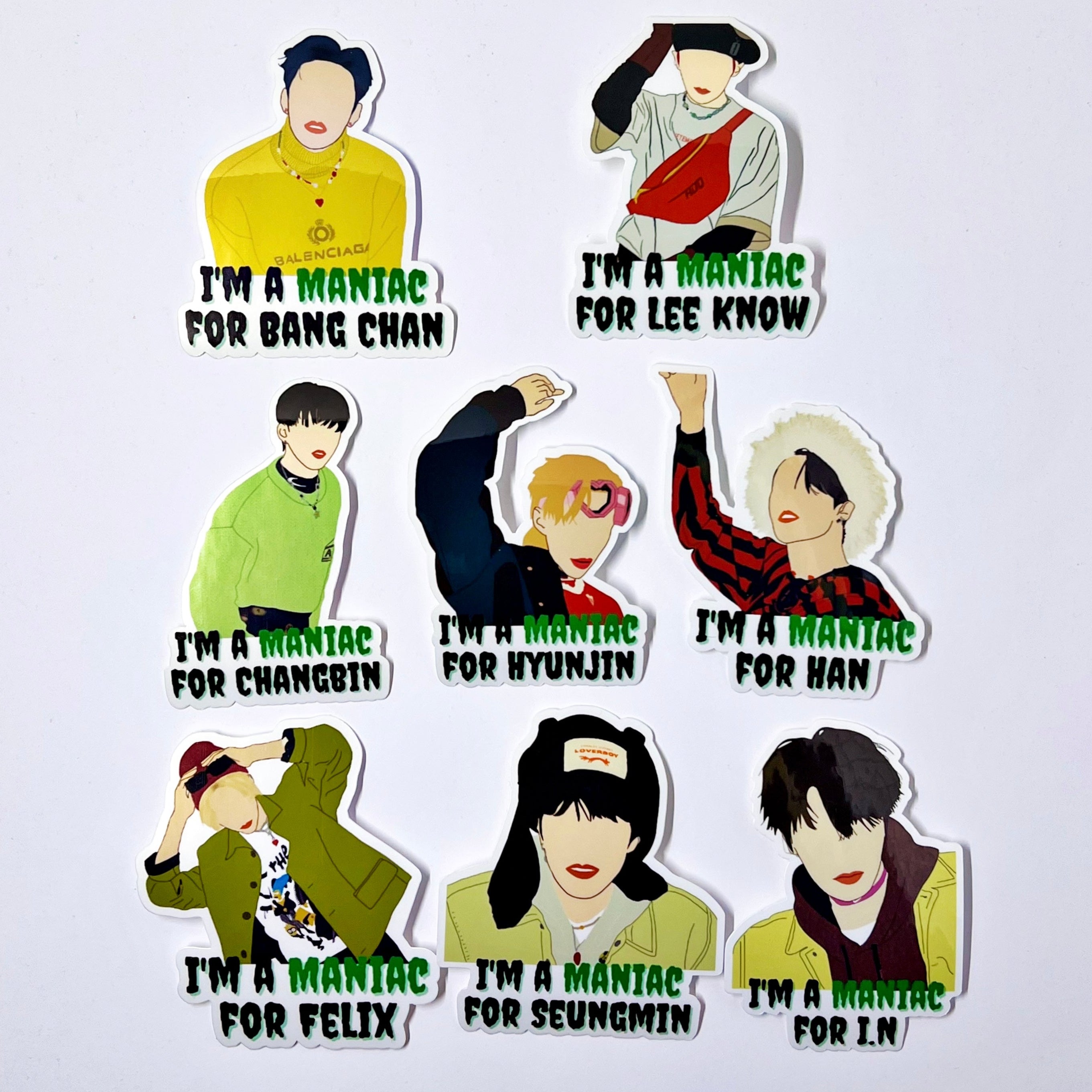 Single Stickers – KPopGreetings