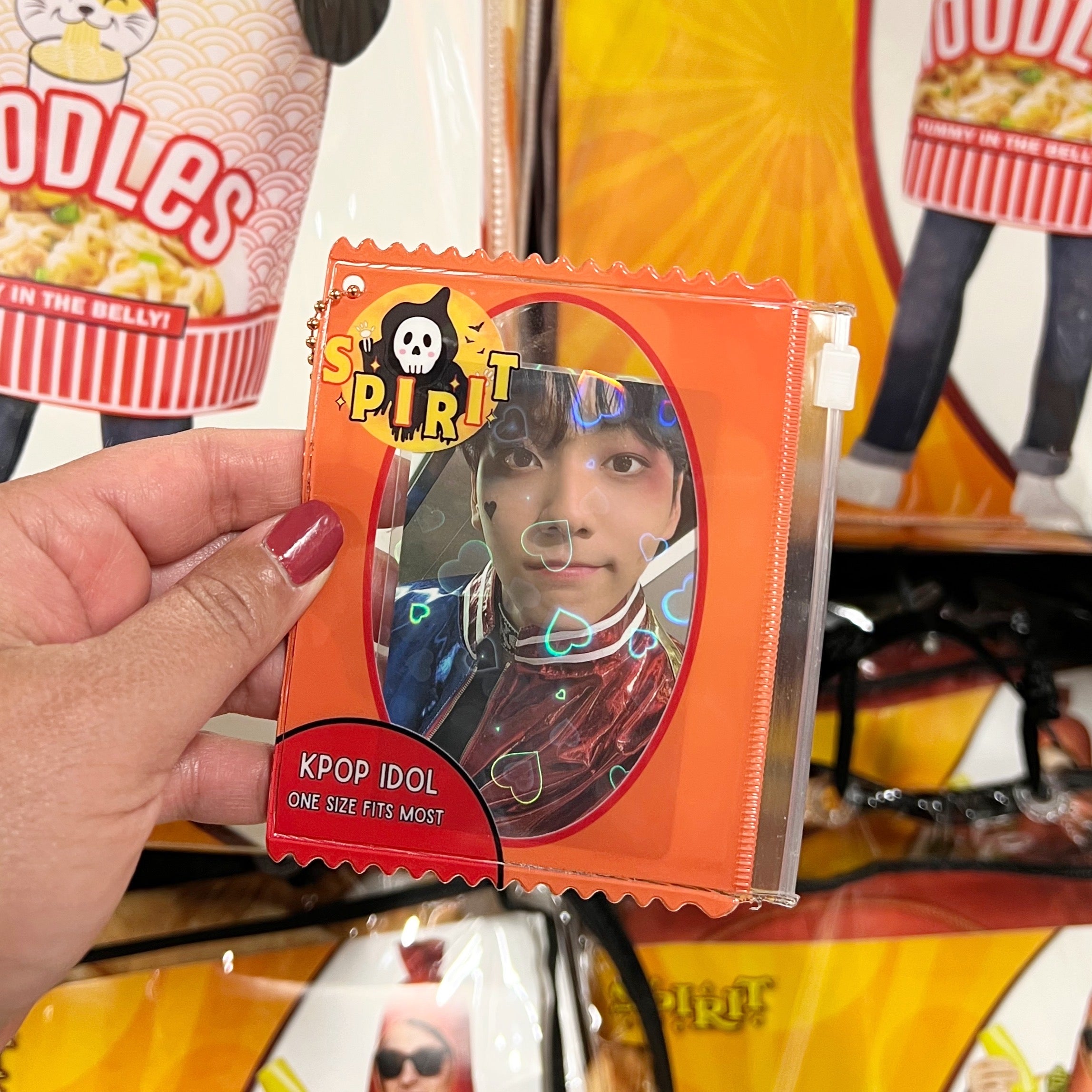 KPop Idol Spirit Halloween PVC Zipped Pouch- Photocard Holder ...